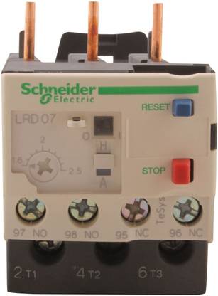 Schneider Electric LRD07 TeSys THERMAL OVERLOAD 1.6-2.5A CL10A 3 Pole ...