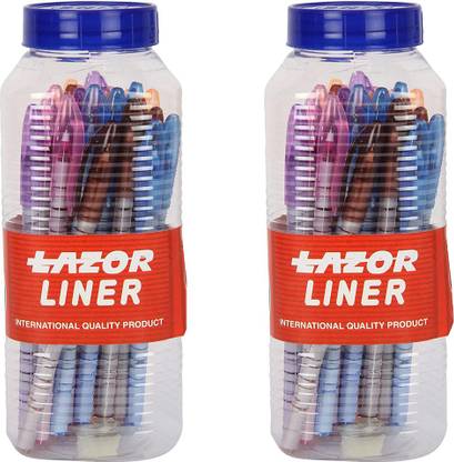 Linc LAZOR LINER USE & THROW 50 PCS PEN | 2 JAR Ball Pen - Buy Linc ...