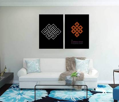 Aditya Gift Gallery / Pair of 2 peice Eternal Or The Endless Knot ...