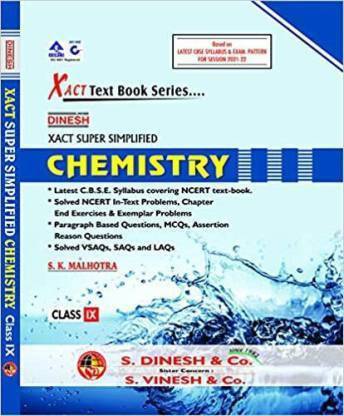 VINESH Xact Super Simplified Chemistry Class IX By S.K. Malhotra (CBSE ...
