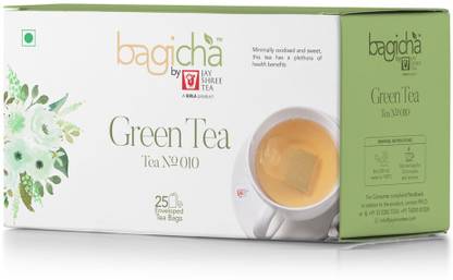 Jay Shree Tea A Birla Product Bagicha Green Tea 25 Enveloped Tea Bags Green Tea Bags Box Price ...