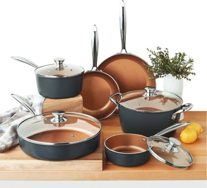 Pigeon Premium Forged Non-Stick Cookware Set Non-Stick Coated Cookware ...