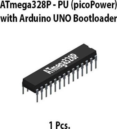 ANTRI-MAX ATmega328P - PU (picoPower) with Arduino UNO Bootloader microcontroller. Electronic ...