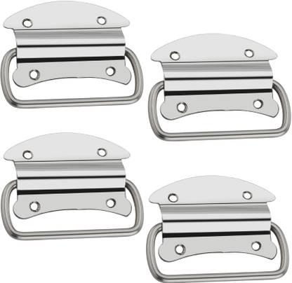 BUCKLER Stainless Steel Butterfly- Silver 4 Pieces Chest Handles ...