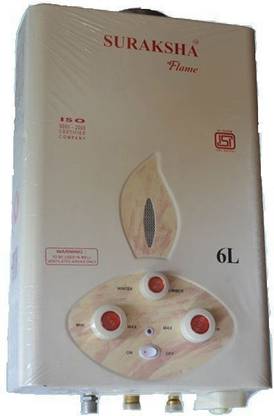 Suraksha Flame 6 L Gas Water Geyser Price in India - Buy Suraksha Flame ...