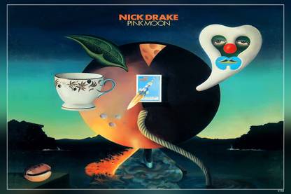 Nick Drake - Pink Moon Album Cover Matte Finish Poster Paper Print ...