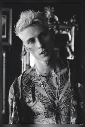 Machine Gun Kelly Colson Baker An American Rapper And Actor Matte ...