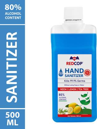 REDCOP Alcohol Based Antibacterial Germ Kill Liquid , Safe On Skin And ...