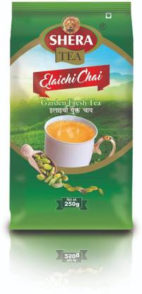 Shera Garden Fresh Elaichi Mix Tea 250 gm Black Tea Pouch Price in ...