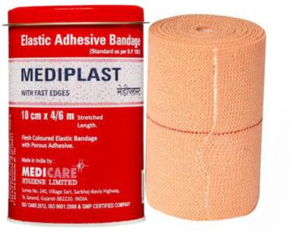 Medicare Elastic Adhesive Bandage With Fast Edges 10cm*4/6m Crepe ...