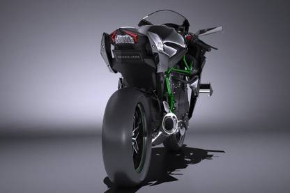 Kawasaki Ninja H2R Super Bike Matte Finish Poster Paper Print - Sports ...