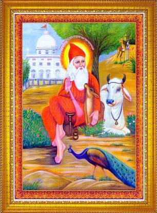 CRAFTSCORNER Guru Jambho JI Religious Frame Price in India - Buy ...