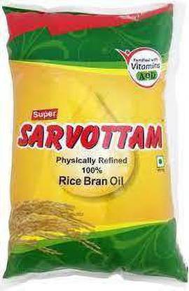 Super Sarvottam Sarvottam Rice Bran Oil Rice Bran Oil Pouch Price in India - Buy Super Sarvottam ...