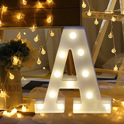Party Propz Marquee Light , A Letter Night Lamp / LED Letter Light ...