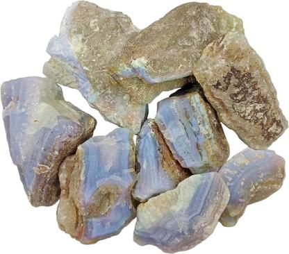 9dzine Blue Chalcedony Raw Rough Stone 500 Gm, Chalcedony Raw Crystal ...