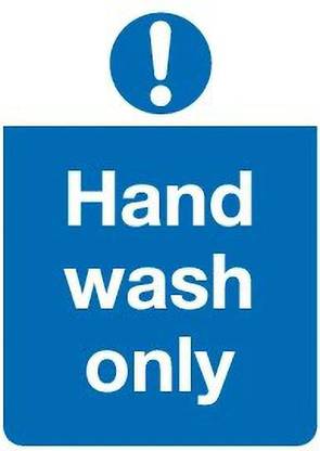 SRG INFOTECH Hand wash only sign board Emergency Sign Price in India ...
