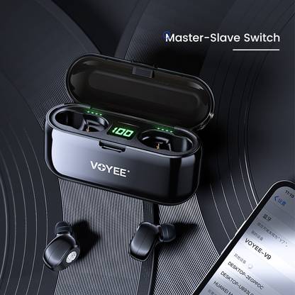 VOYEE V09 Bluetooth Earphones, TWS Earbuds Wireless Bluetooth Eearphone ...