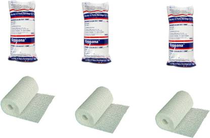 BSN Medical Gypsona Plaster Of Paris Bandage 4" 10Cm*2.7Mt(Pack Of 3 ...