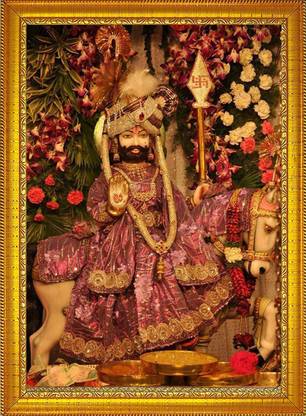 CRAFTSCORNER Baba Ramdev ji maharaj Religious Frame Price in India ...