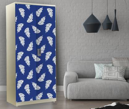 digital print world 213.36 cm Almirah Sticker Extra Large Floral Design ...