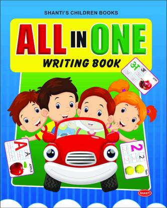 All In One Writing Book | Alphabet English , Hindi Alphabet And Math ...