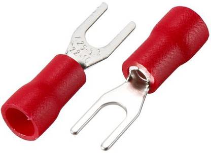 SK Electronics 25 Pcs Insulated Fork U-Type Wire Connector Fit Wire ...