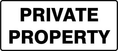 SRG INFOTECH PRIVATE PROPERTY SIGN BOARD Emergency Sign Price in India ...
