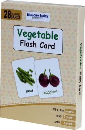 Blue-Sky Buddy Flash Cards for Kids Early Learning | Picture and ...