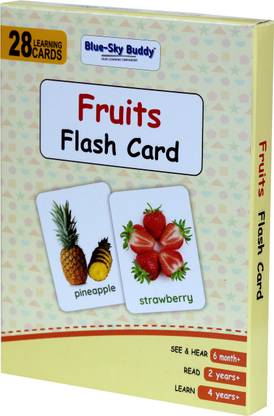 Blue-Sky Buddy Flash Cards for Kids Early Learning | Picture and ...