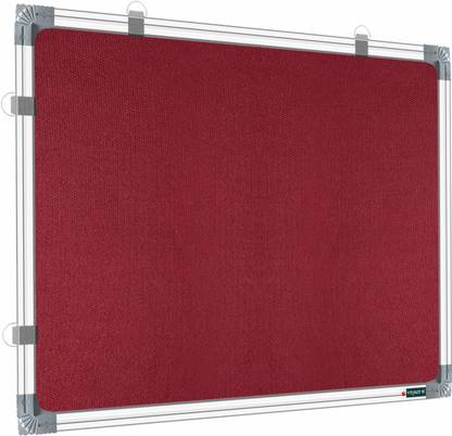 YAJNAS 2X3 Feet Premium Material Maroon Notice Board| Bulletin Board ...