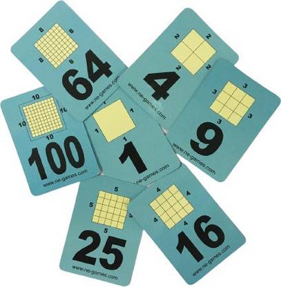 NE Games Square Number Flash Card - Square Number Flash Card . shop for ...