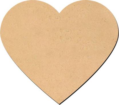 FURNISHFANTASY DIY Heart MDF Board Cutout for Art and Craft, Pack of 6 ...