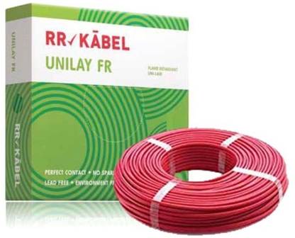 RR KABEL HR FR PVC 1 sq/mm Red 90 m Wire Price in India - Buy RR KABEL ...