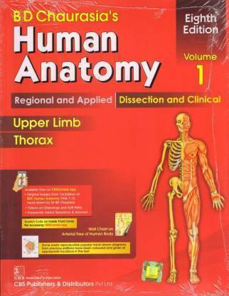 BD Chaurasia's Human Anatomy Volume 1 New Editions 82022: Buy BD ...