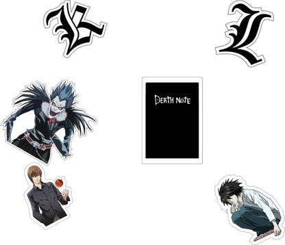 Maachis 7.62 cm Death Note Anime Stickers for Laptop Mobile Scrapbook ...
