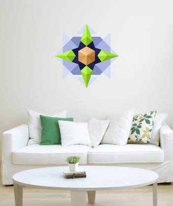 sp decals 61 cm abstract decorative colourful star 3d star wall sticker ...