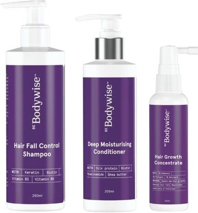 Be Bodywise Keratin Shampoo 250ml | Redensyl Hair Growth Serum 60ml ...