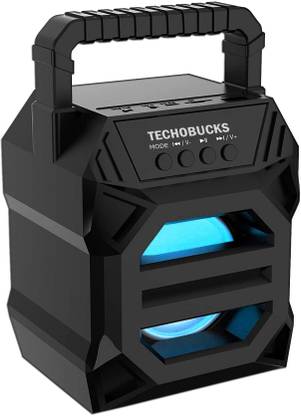 Buy Techobucks Extra Bass Portable Sound Box DJ Speaker with LED lights ...