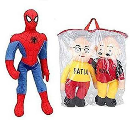 BOLT Spiderman & Motu patlu Soft Toy for Kids, Girls & Children Playing ...