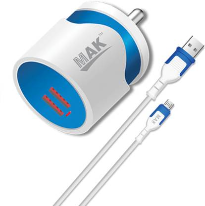 MAK 18 W 3.1 A Multiport Mobile Charger with Detachable Cable - MAK ...