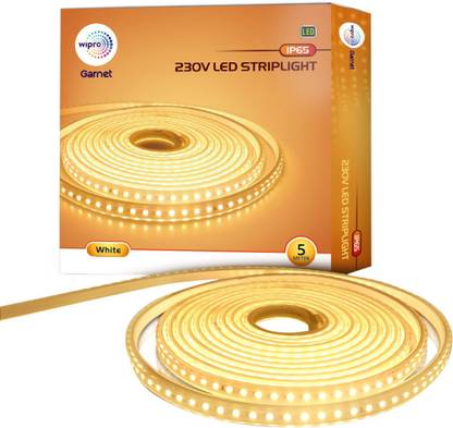 Wipro 300 LEDs 5 m White Steady Strip Rice Lights Price in India - Buy ...