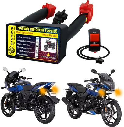 Otoroys Front, Rear, Side Flasher Indicator Light for Bajaj Pulsar 220 ...