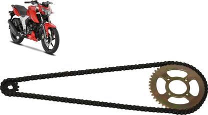 Digital Craft TVS APACHE RTR 160 4V CHAIN SPROCKET KIT [ PACK OF 3 ] 45 ...