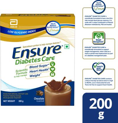 ENSURE Diabetes Care Chocolate Flavour Price in India - Buy ENSURE ...