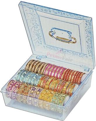 ROSEFAIR Bangle box 3 Rods Jeweler Organizer Plastic Storage Case ...