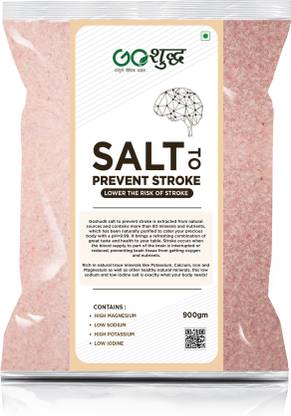 Goshudh Salt/Namak to Prevent Stroke| 900 GM|Low Sodium & Low Iodine ...