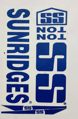 SST SS SUNRIDGES CRICKET BAT STICKER Bat Sticker - Buy SST SS SUNRIDGES ...