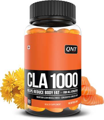 QNT CLA 1000, Fat Burner Capsules, 60 Softgel (Conjugated Linoleic Acid ...