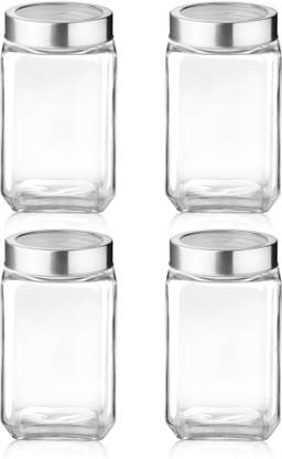 TREO Glass Tea Coffee & Sugar Container - 1800 ml Price in India - Buy ...