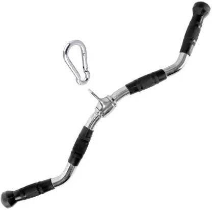 LCARNO Zig Zag Curl Handle Bar for Triceps/Biceps Exercise and Rotating ...